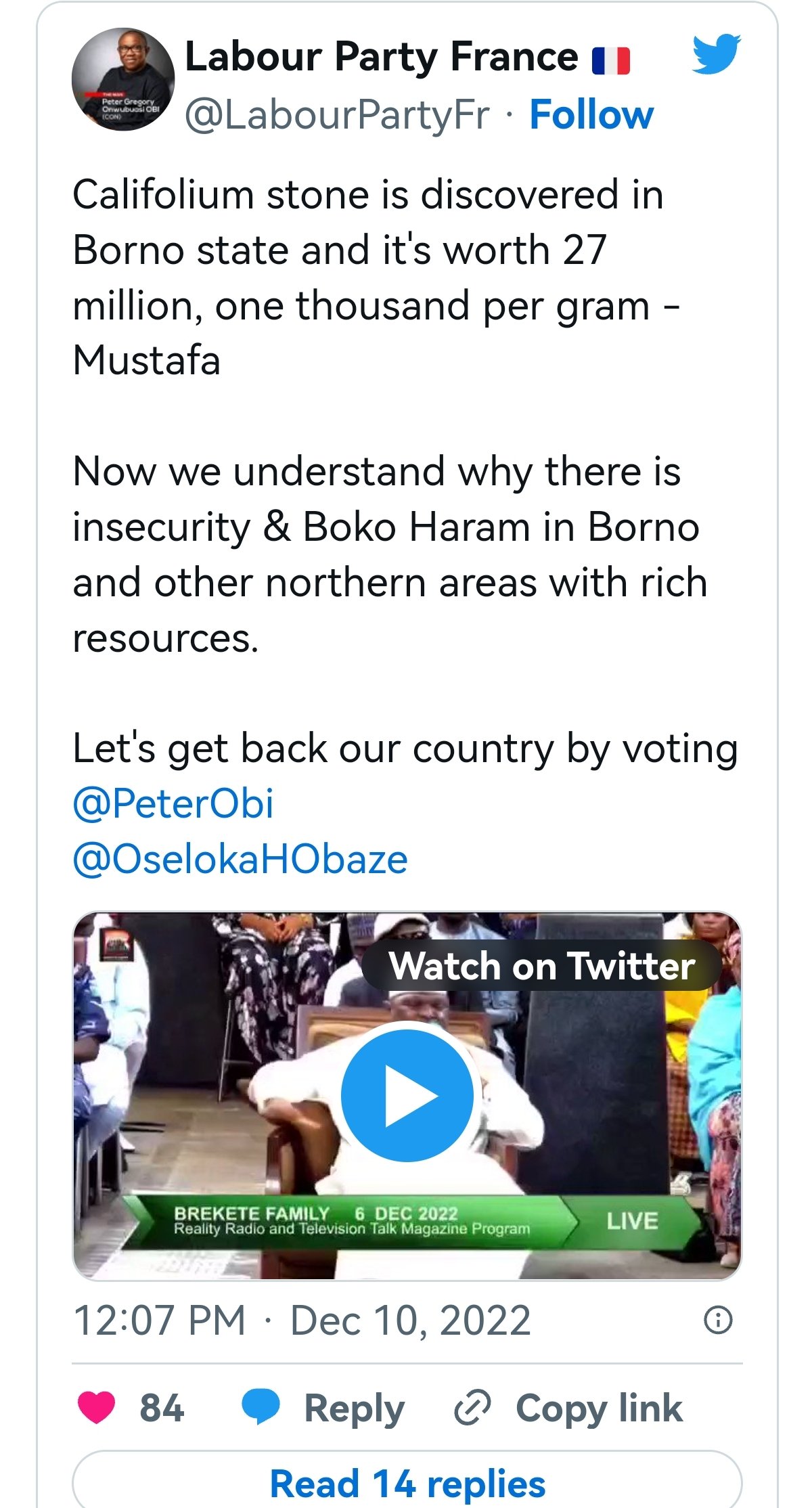 Californium-252 Stone: Nigeria’s Borno State Has One Of The Most ...