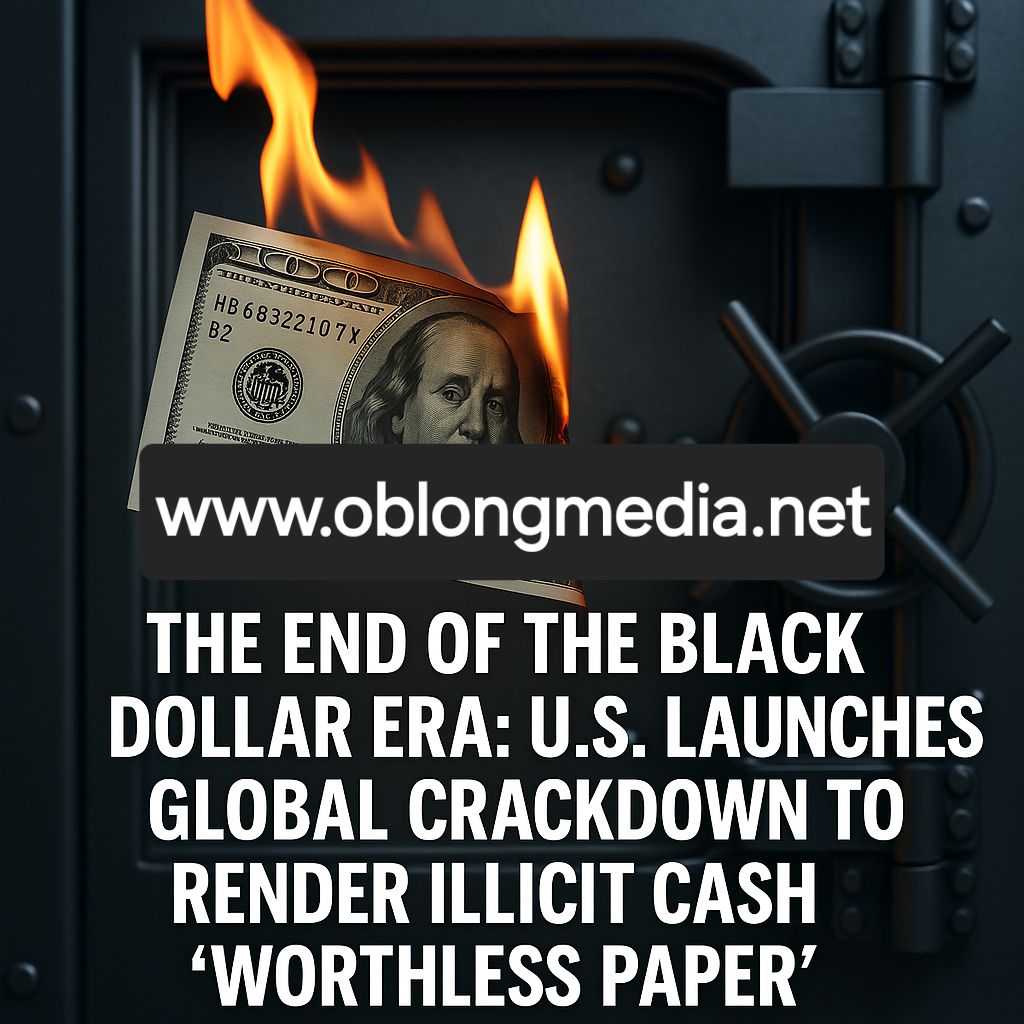 The End of the Black Dollar Era: U.S. Launches Global Crackdown to ...